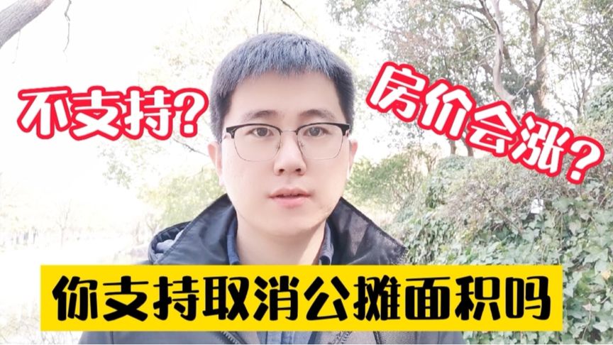 你支持取消商品房的公摊面积吗?取消后会有什么影响?句句在理