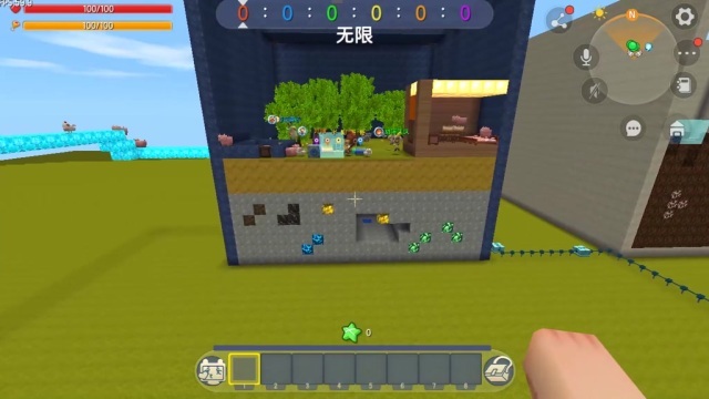 迷你世界,房主控制天气,凉风嘿嘿一笑先下个小雨意思一下