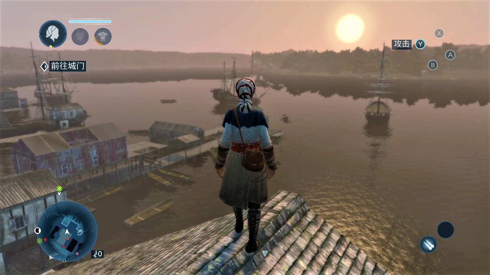 switch刺客信条3解放,9年前的育碧大作表现非常好!风景太好了!