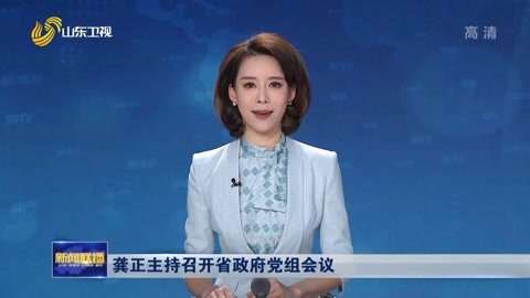 龚正 主持召开省政府党组会议