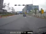 高清行车记录仪白天实拍效果
