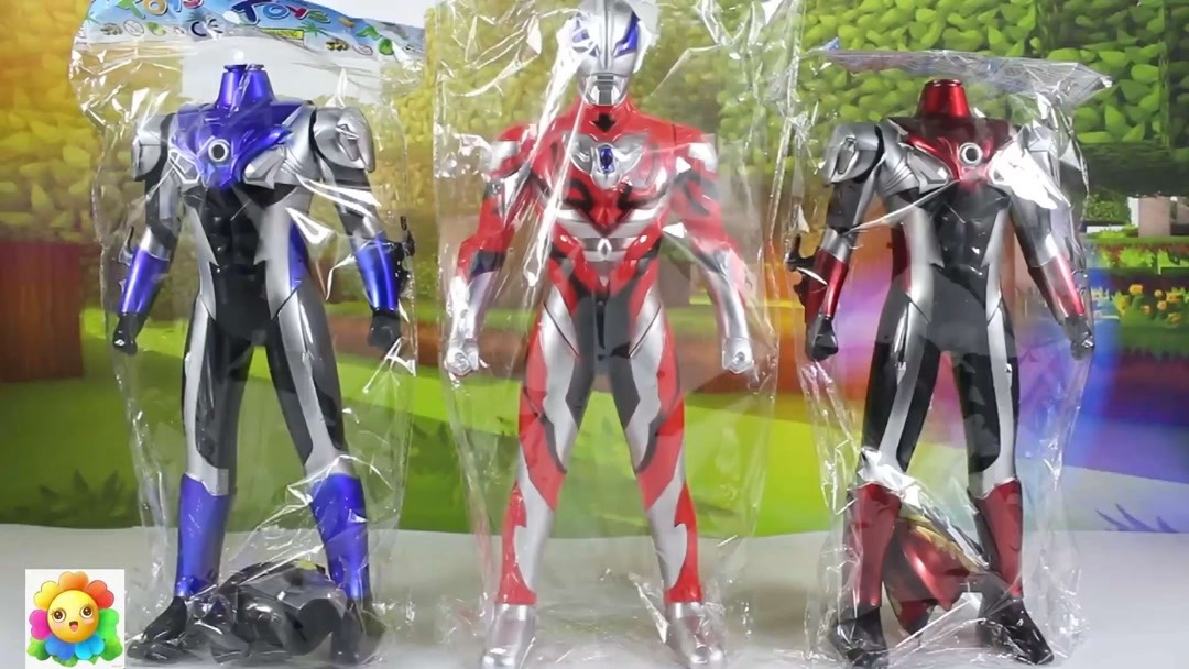 布鲁 罗索 捷德三位宇宙英雄 奥特曼模型玩具