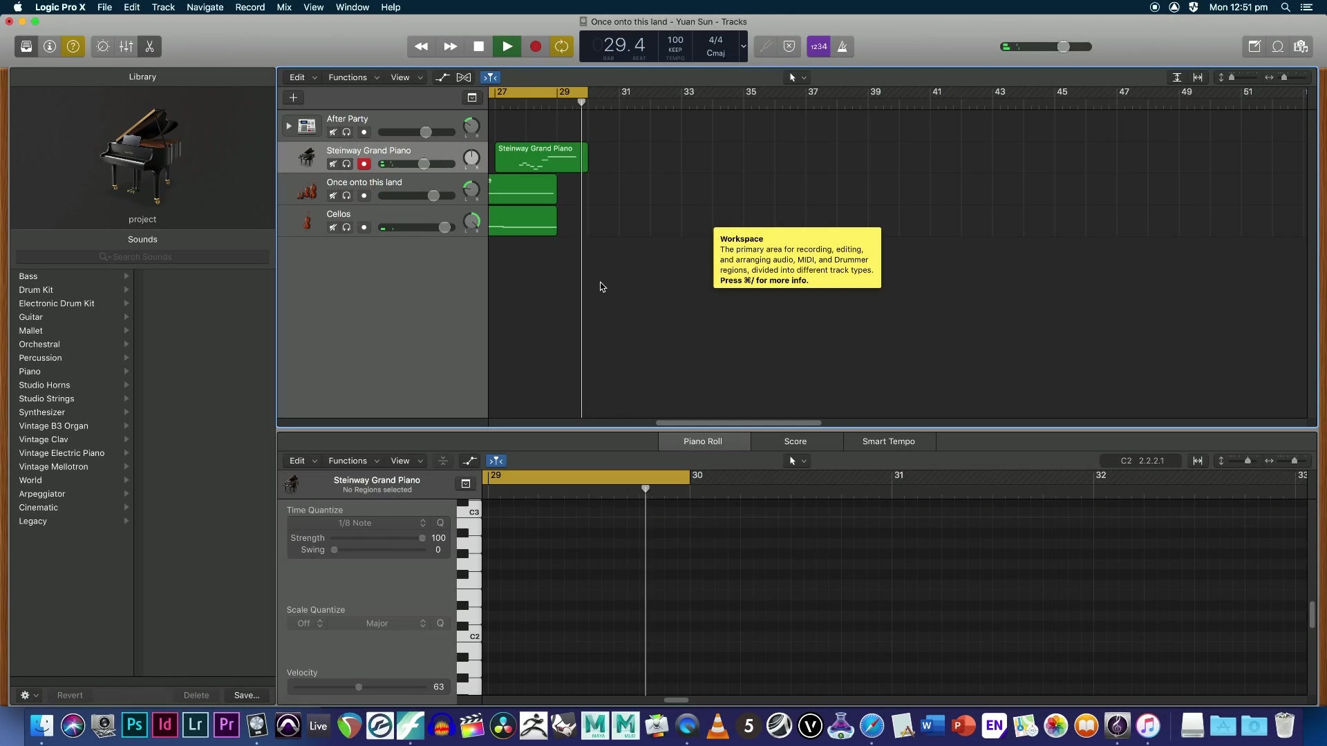 【原创音乐】第一次用logic pro作曲