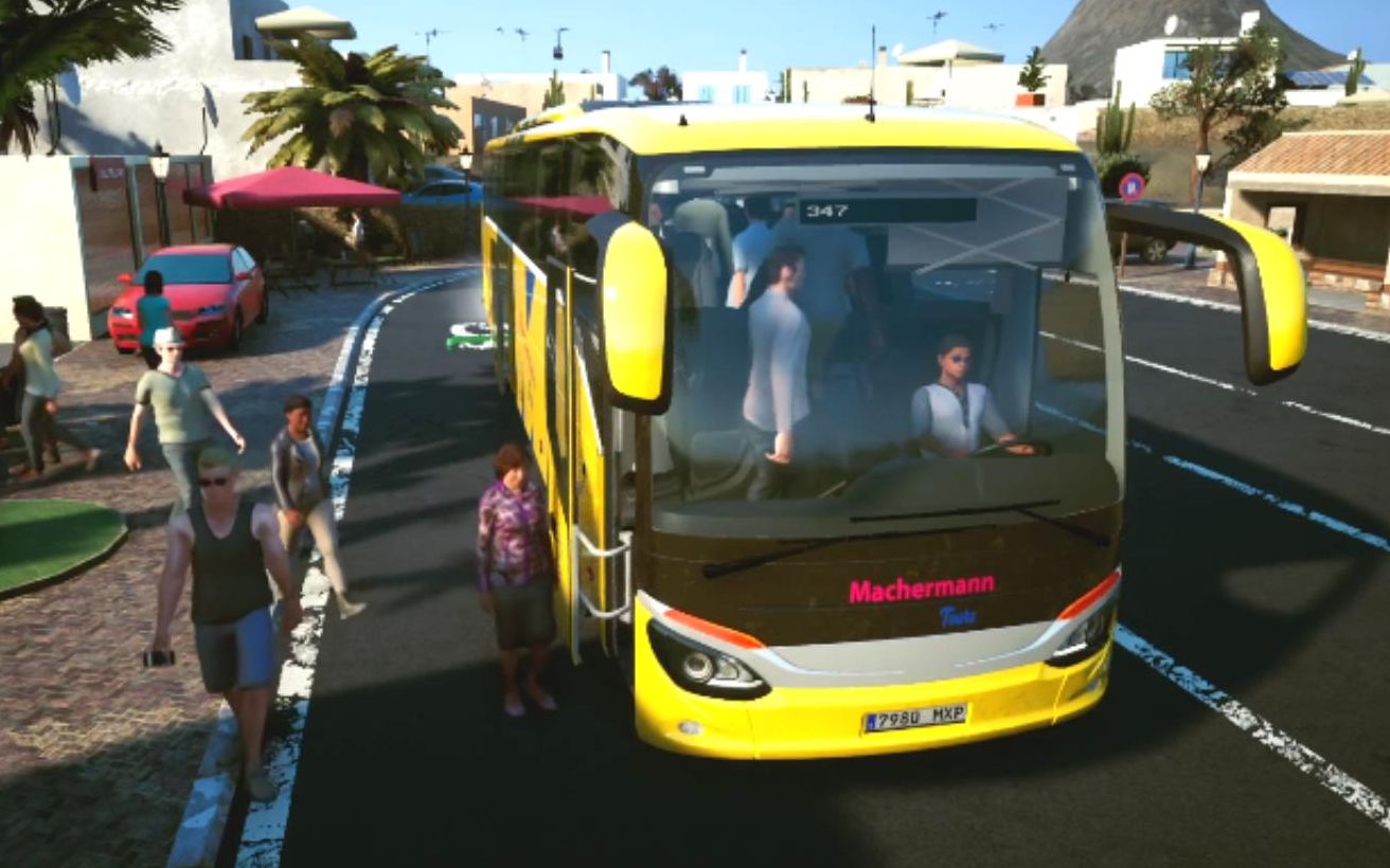 ...了一半居然没油了。-2020.3.11直播-Tourist Bus Simulator-班长大哥大