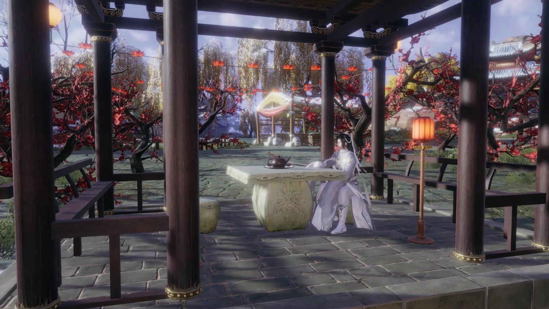 【剑网三】做了个动态壁纸当桌面