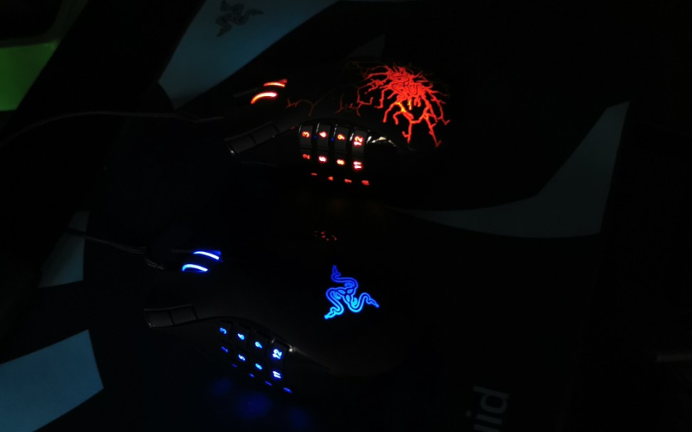 雷蛇naga那伽梵蛇魔兽玩家永恒的伴侣第一期之2010初版蓝光12侧键...