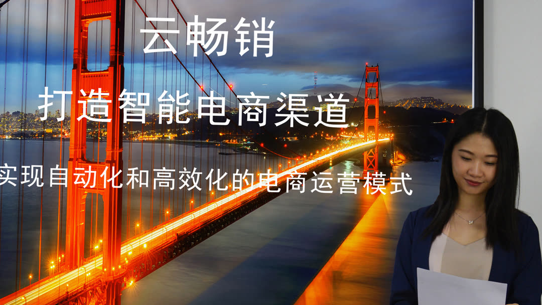美女卖家教你用云畅销 管理亚马逊ebay速卖通等跨境电商平台