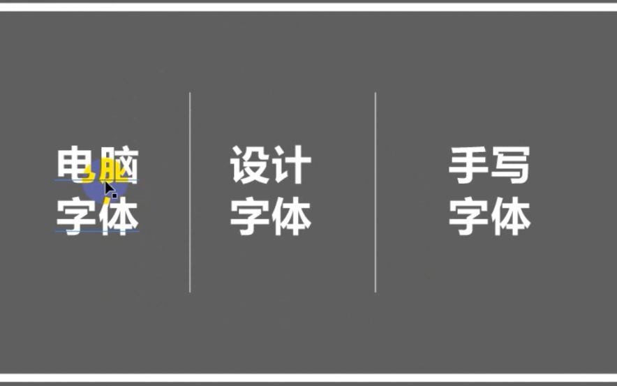 平面设计学习字体设计教程 字体在设计中的属性分类以及应用场景