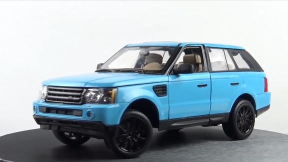 废旧路虎揽胜运动车模,翻新一下,效果还是杠杠的