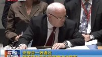 安理会一致通过销毁叙利亚化学武器决议草案[CQTV早新闻]