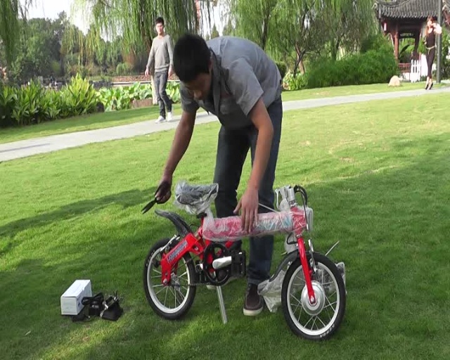 longwise/朗汇LWEB-Q7迷你折叠锂电助力自行车 安装骑行视频