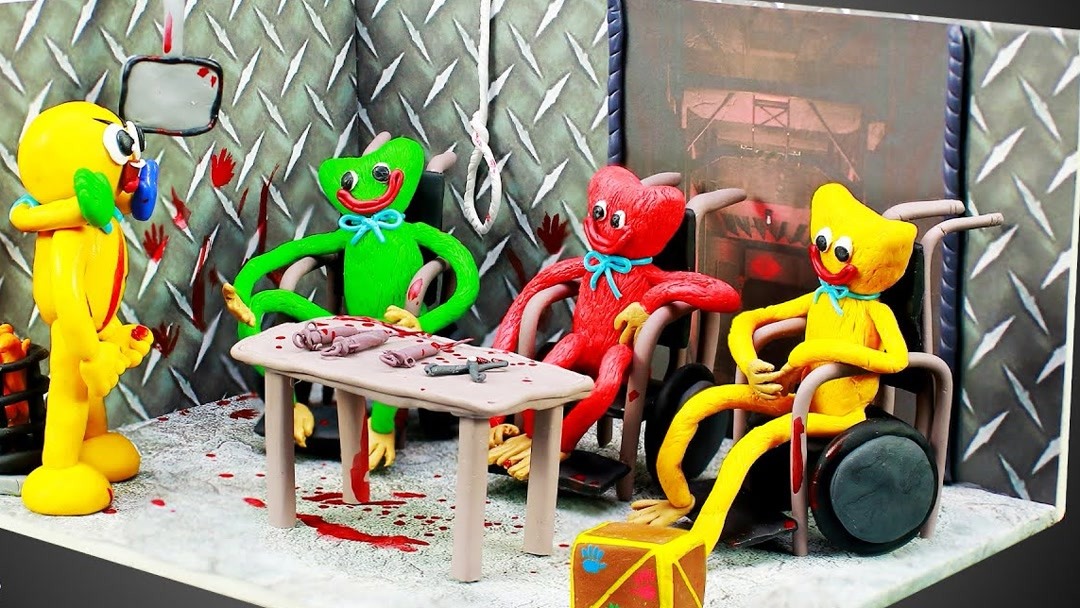 黏土模型:用聚合物黏土制作哈吉四兄弟,创意手工!