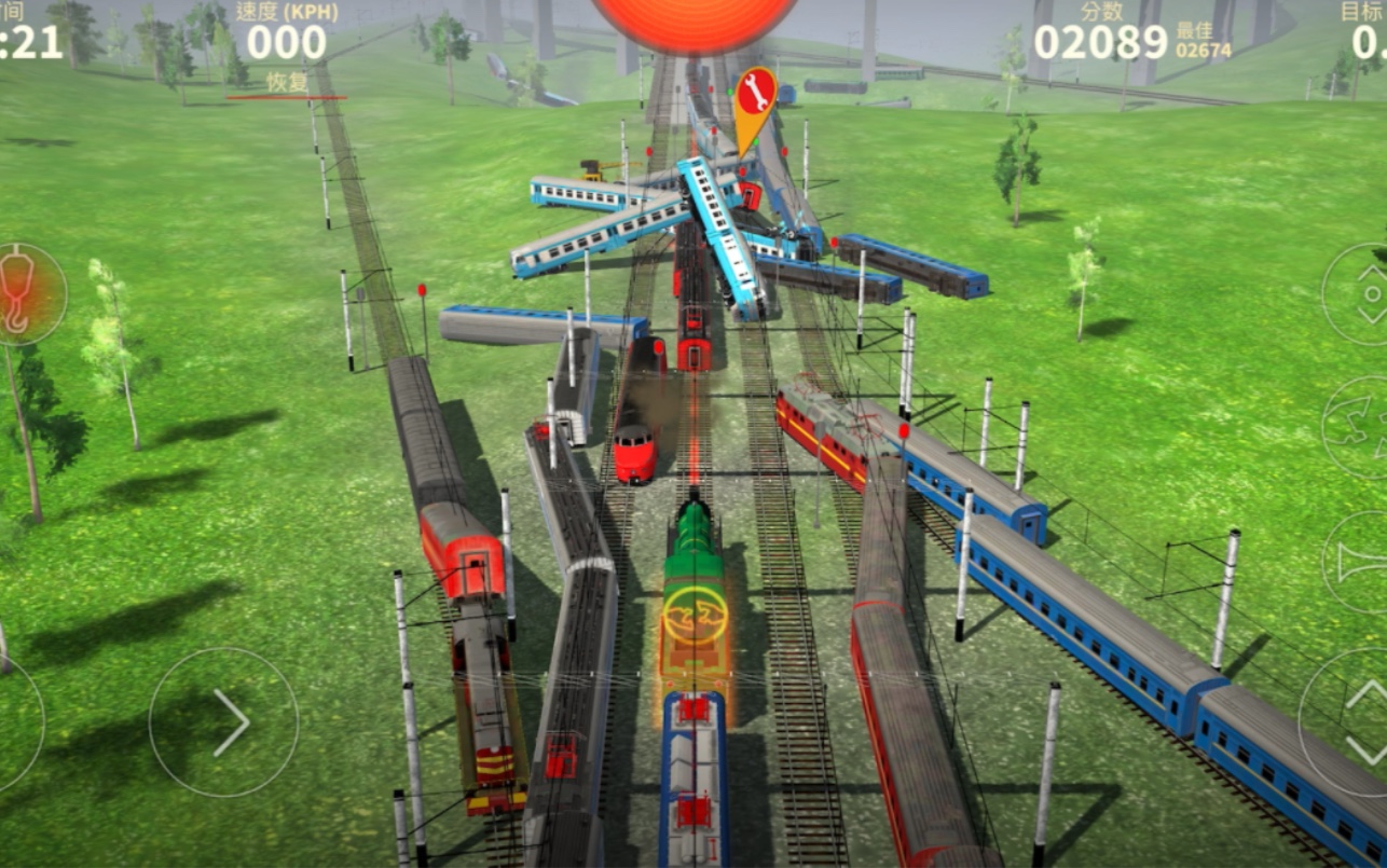 电动火车模拟器:海岸线解压修车现场