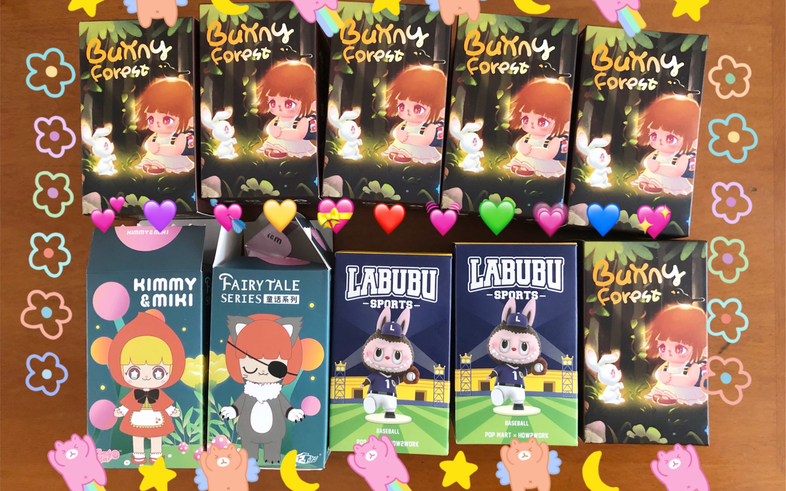 ...以及不服输的labubu运动系列!我究竟什么时候才能再抽到隐藏呢?:(