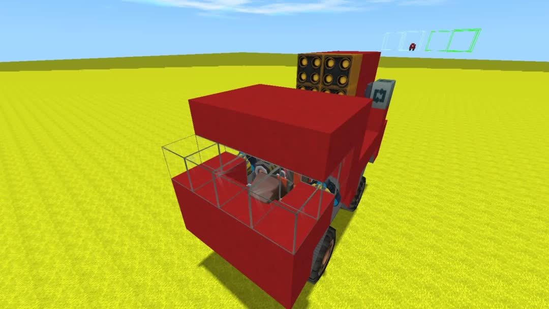 迷你世界 民用版火箭发射 洲际弹道导弹