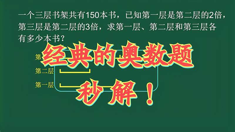 三年级奥数,倍数问题,数形结合直接秒解!