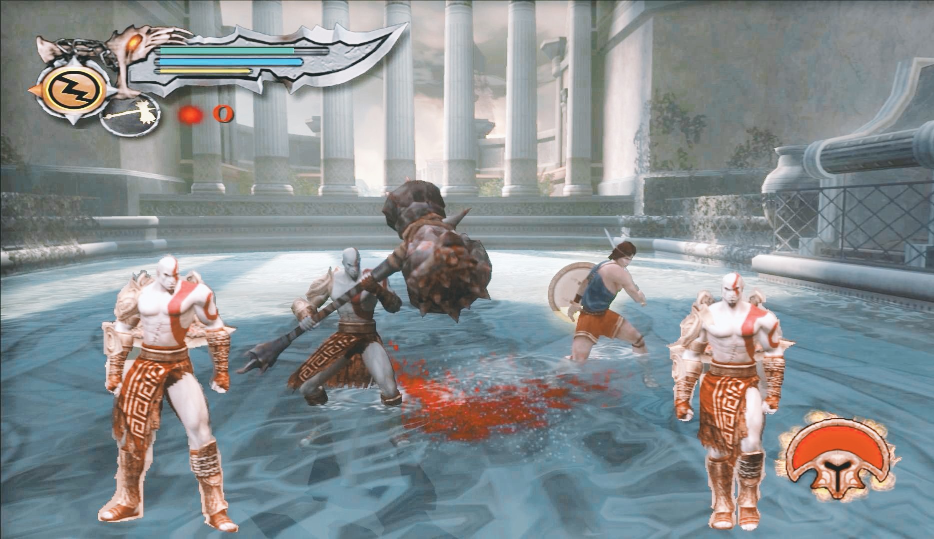 【战神2】奎托斯VS珀尔修斯BOSS战有多经典?PS3模拟器游玩索尼...