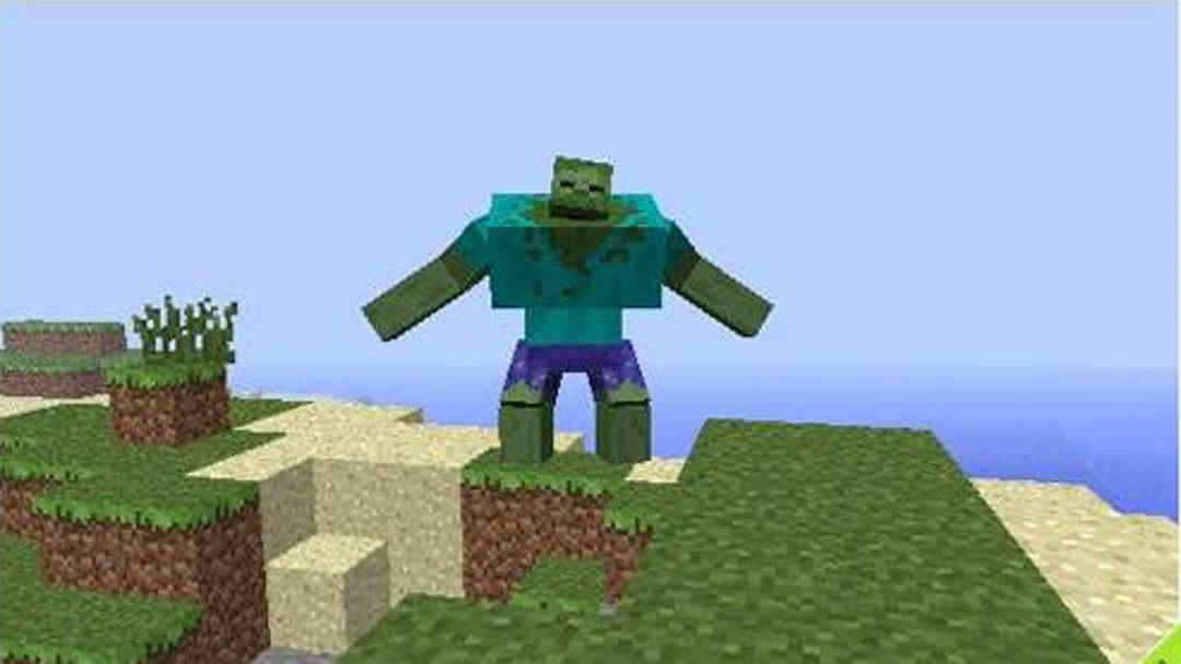 我的世界搞笑 偷喝女巫变大药水导致世界毁灭