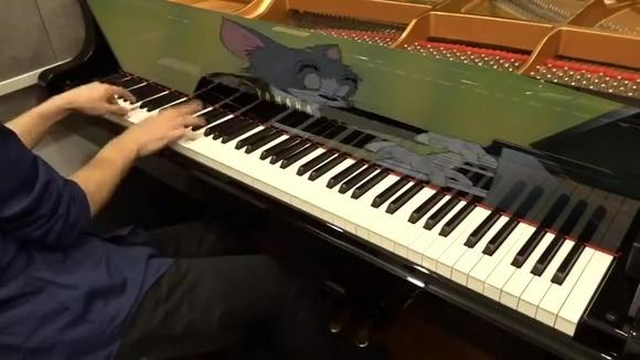 大神钢琴弹奏经典动画《猫和老鼠》