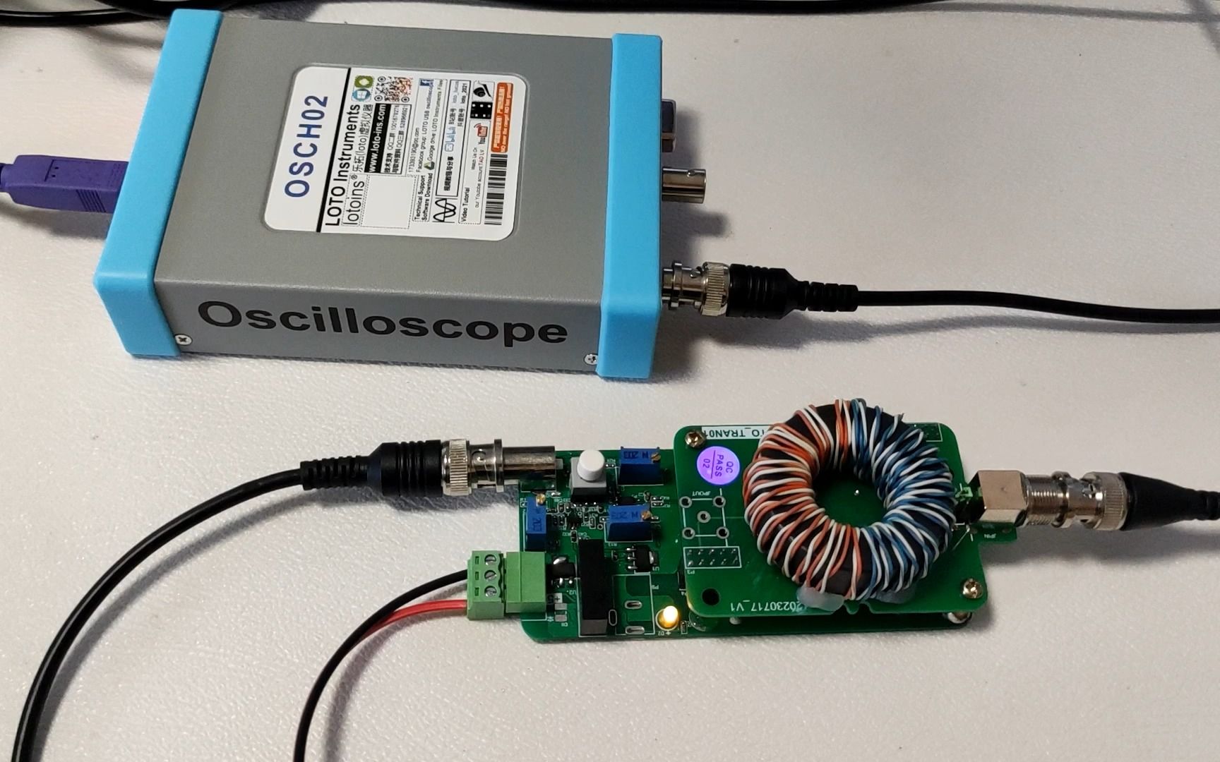 LOTO示波器---电源纹波测试模块交流隔离测试方法