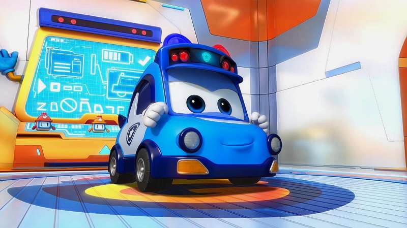 百变校巴4:歌德变身,警长歌德出动,帅!