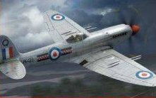 【战争雷霆】Rookie 喷火mk22白板5杀 带伤翻盘