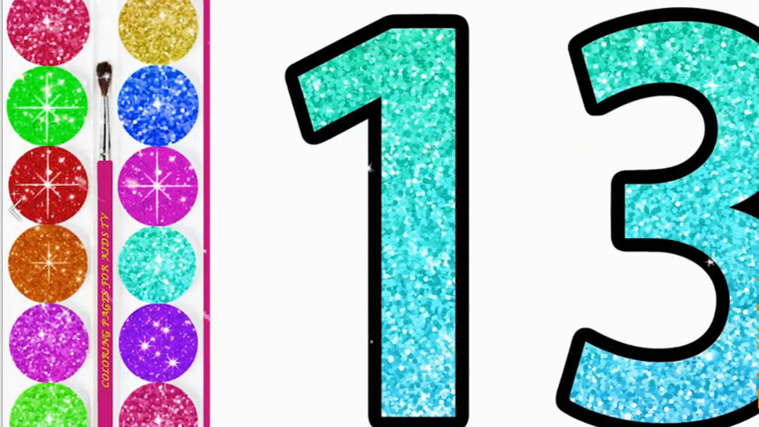 简笔绘画早教数字图形,手工创意彩绘涂鸦系列