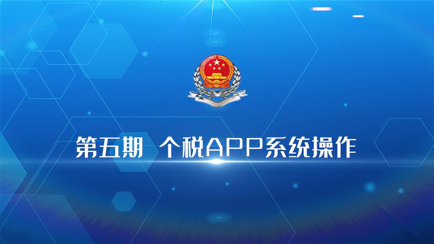 个税APP系统操作(海淀税务)