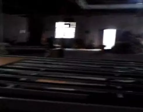 全自动印刷开槽模切机调试现场