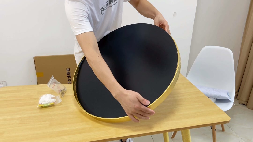圆形画框装裱十字绣教程