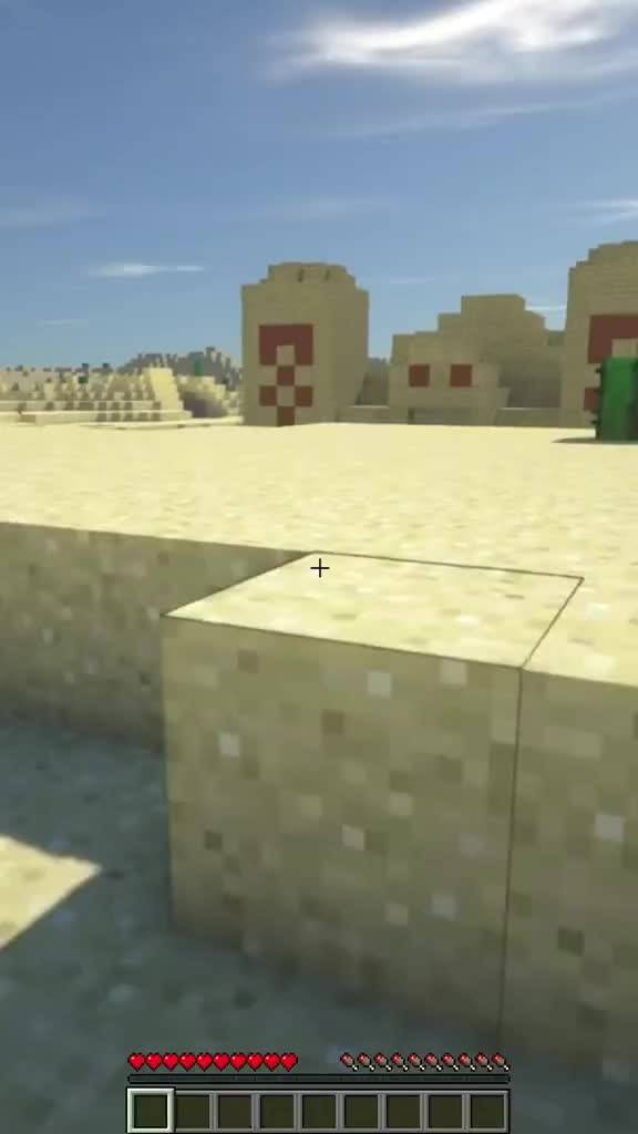 我的世界沙漠城堡