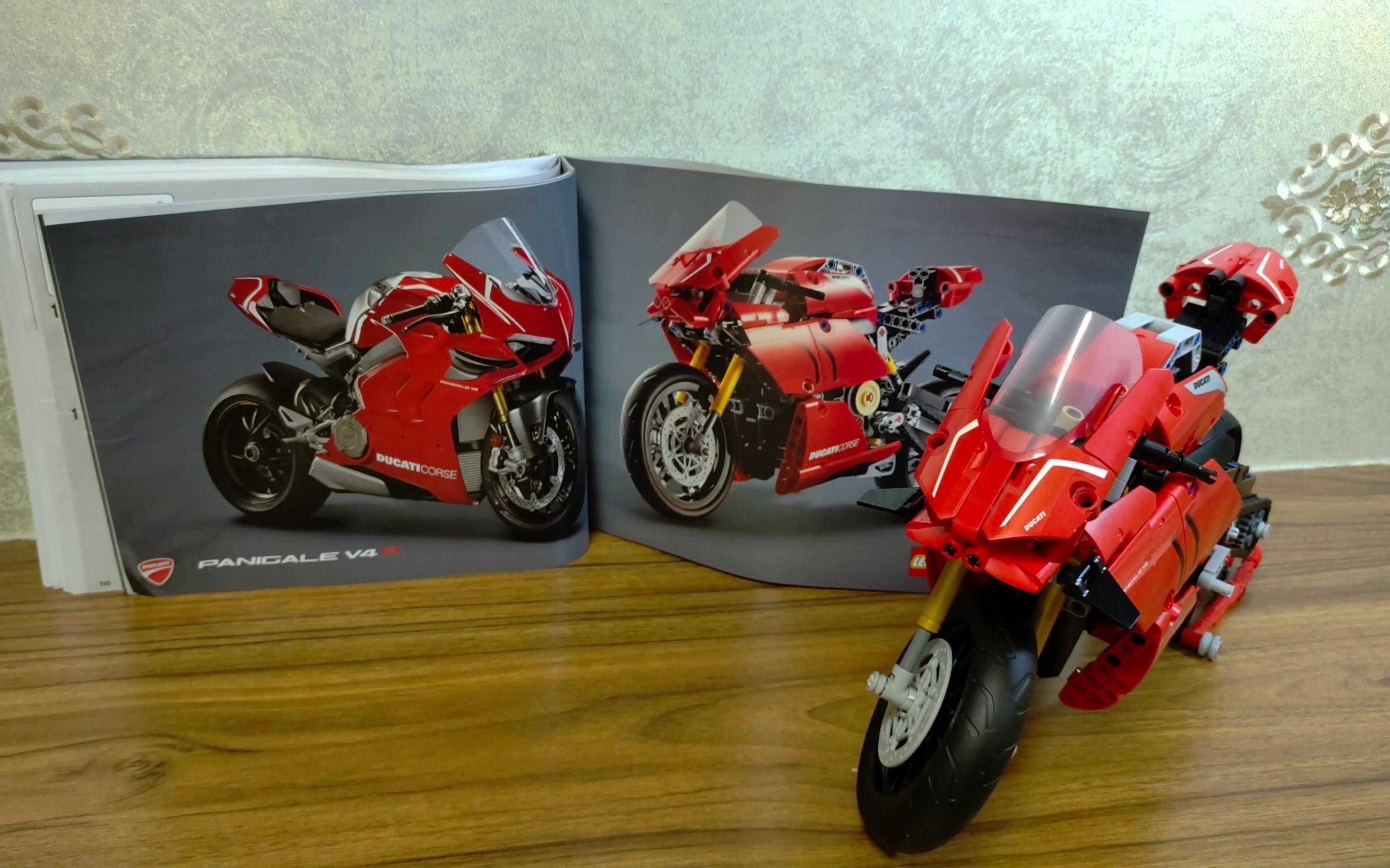 自制乐高定格动画,机械系列 杜卡迪v4R 我频道耗时最长的视频。