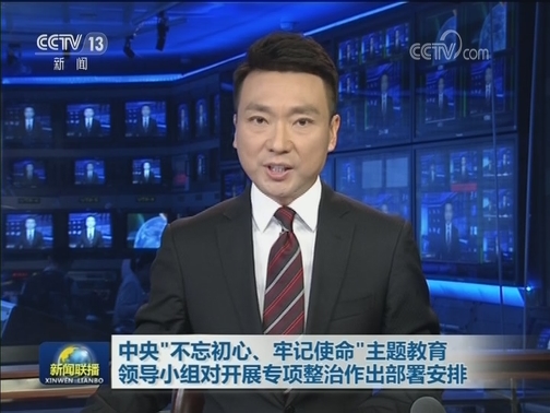 [视频]中央“不忘初心、牢记使命”主题教育领导小组对开展专项整治...