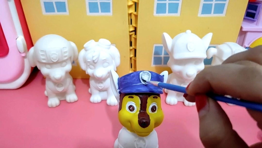 阿奇的帽子是什么颜色?DIY汪汪队玩具