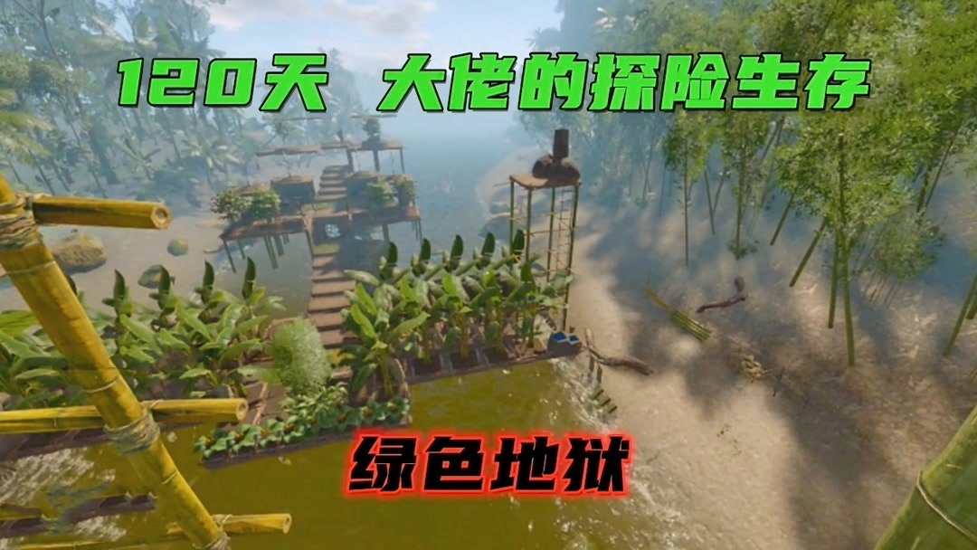 绿色地狱:带你感受,小姐姐生存120天的森林探险,结尾有彩蛋