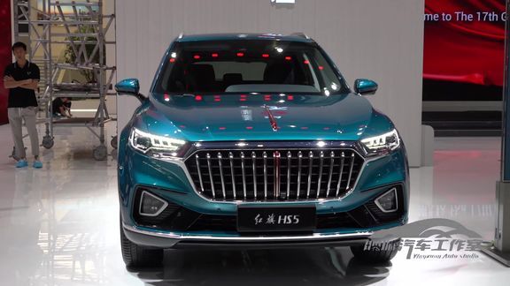 《发现新人设》广州车展红旗展台实拍,不愧是国产顶级车