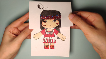 给迷你世界妮妮换三次发型手绘出来会啥样?简单好学对比又有趣