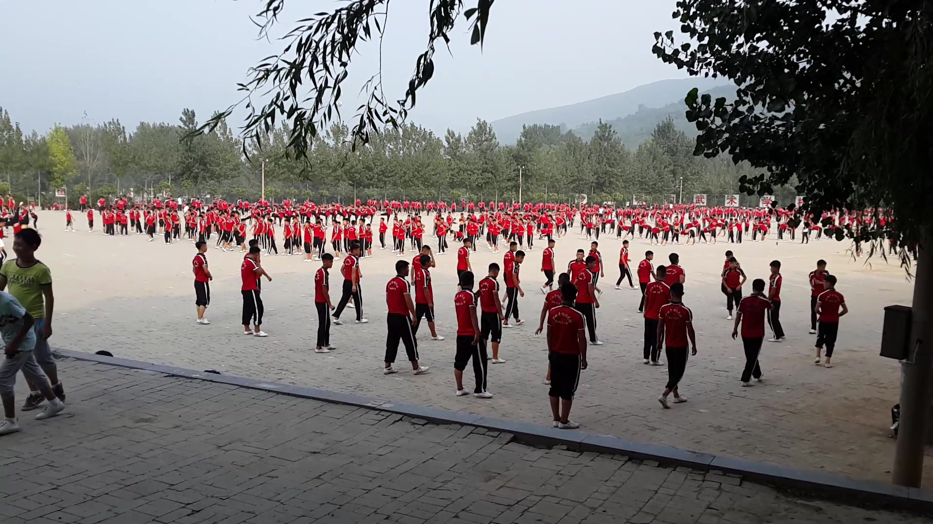 嵩山少林寺 塔沟武校 练武