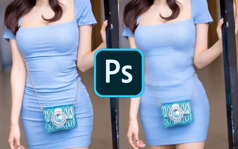 【PS教程】30秒教会你去除衣服褶皱