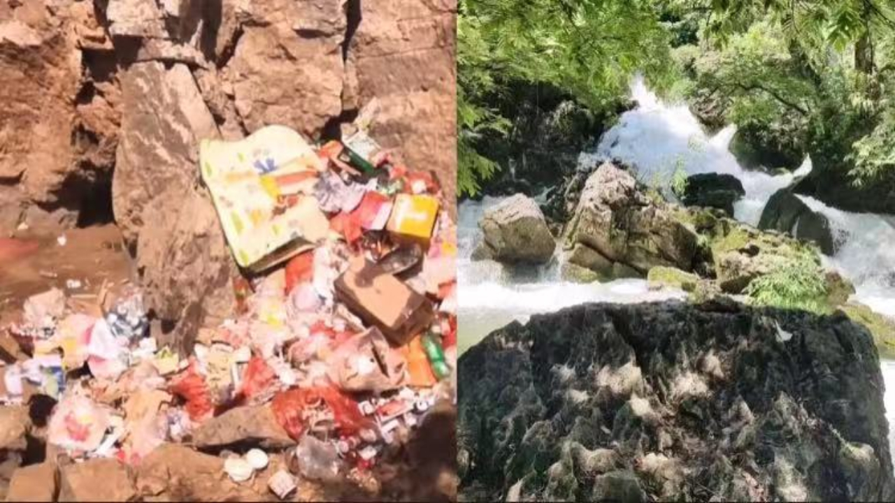 贵州一未开发景区垃圾成堆遍地,游客:担心河道受到污染
