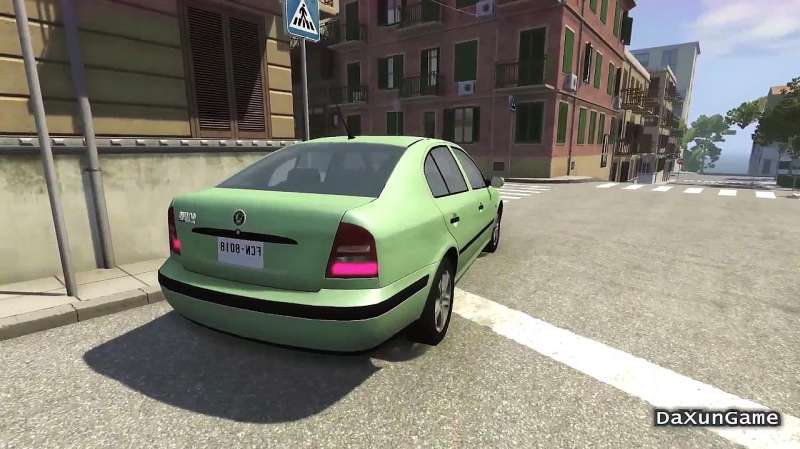 BeamNG 车祸模拟器:大型越野车从你面前冲过来,你会怎么办?