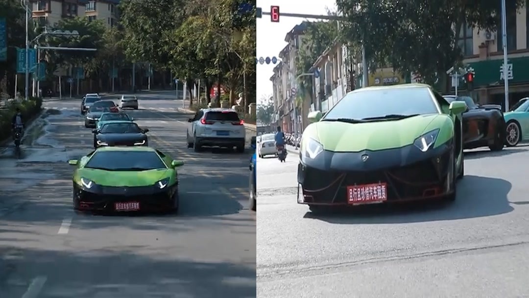 云南街头现豪车组队穿梭,拉近一看号牌遮挡搞宣传,网友迅速举报