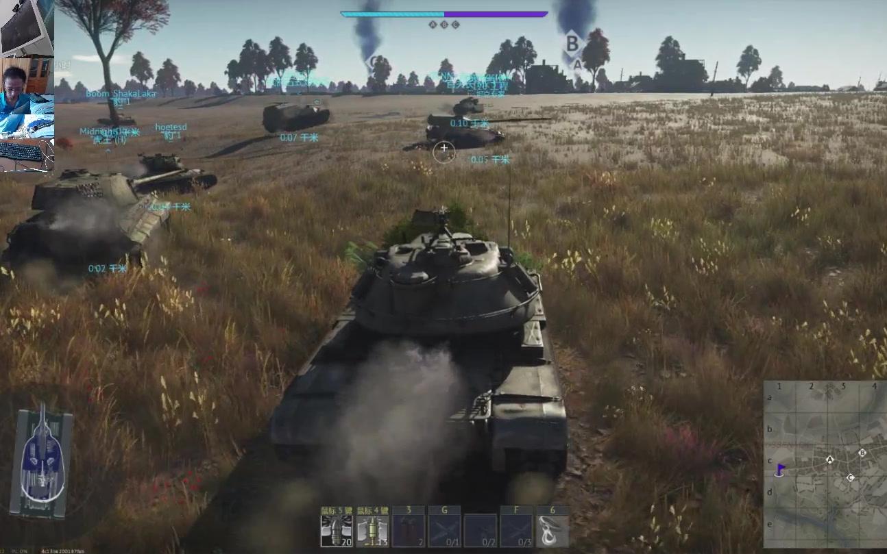 2018-7-1《战争雷霆》M103重型坦克 陆战街机娱乐 战区控制 许特根...