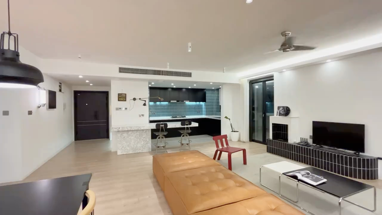 ...独用露台/大厨房,现代简约风格舒适沉稳 完工实景 室内家居装修设计 ...