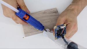 小孩要用显微镜看标本,老爸动手一番,最后的成品太赞了