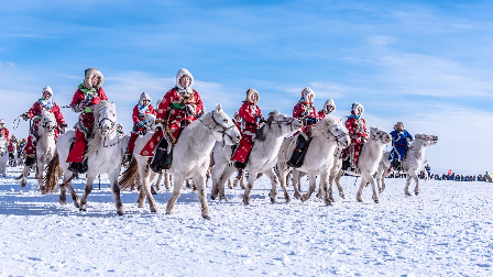 原来蒙古族人的那达慕开幕式那么有震撼力,在西乌旗是开了眼