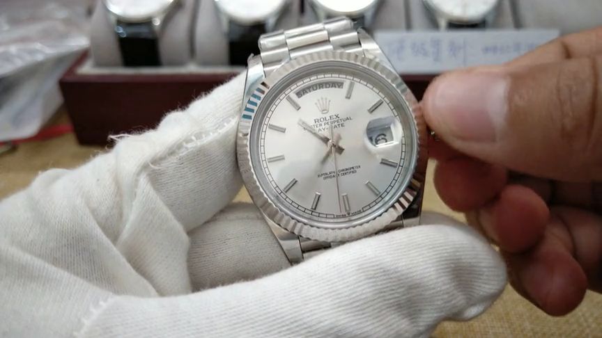 视频讲解测评 EW劳力士日志系列机械手表 使用说明 怎么调时间日历...