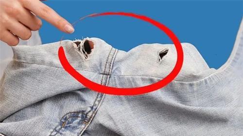 牛仔裤补洞妙招,学到便是赚到