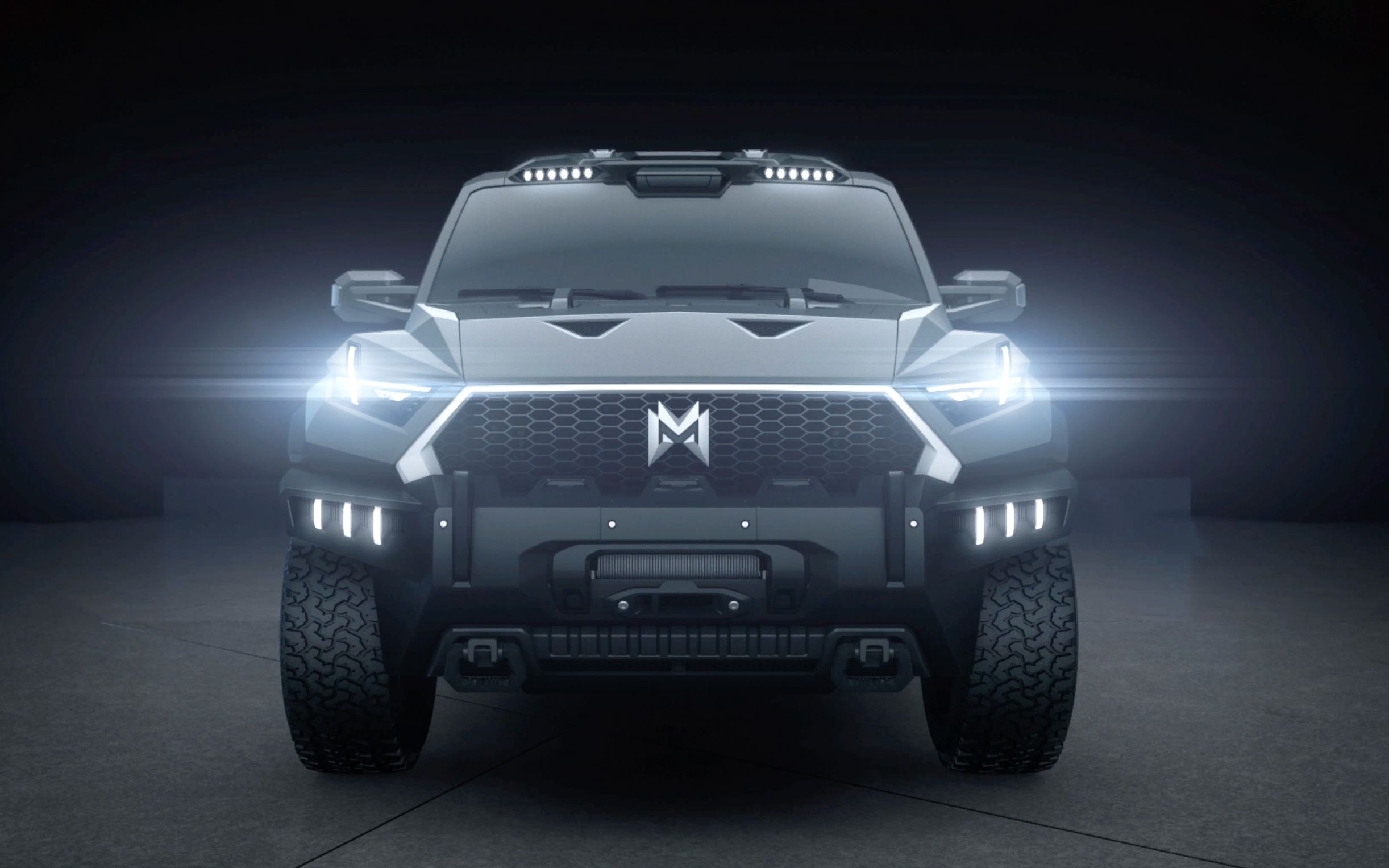 东风猛士M-Terrain民用硬派豪华纯电越野车,造车“国家队”的硬核课...