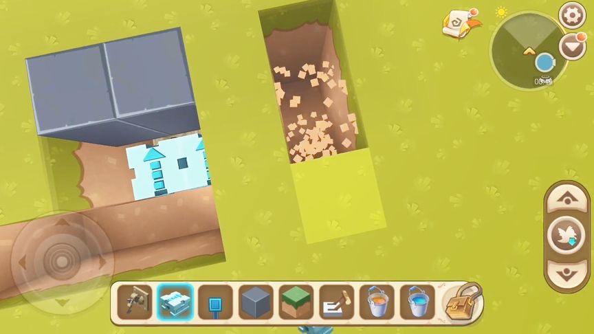 迷你世界:一分钟教你做出好看的机械开门,不会的快来学!